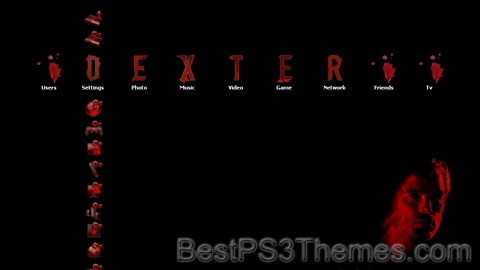 Dexter – Unofficial – Best PS3 Themes